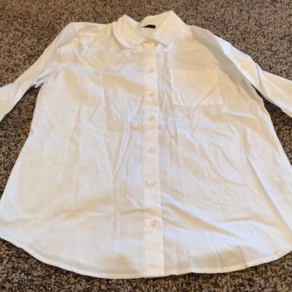 Tops | Basic White Button Down | Poshmark
